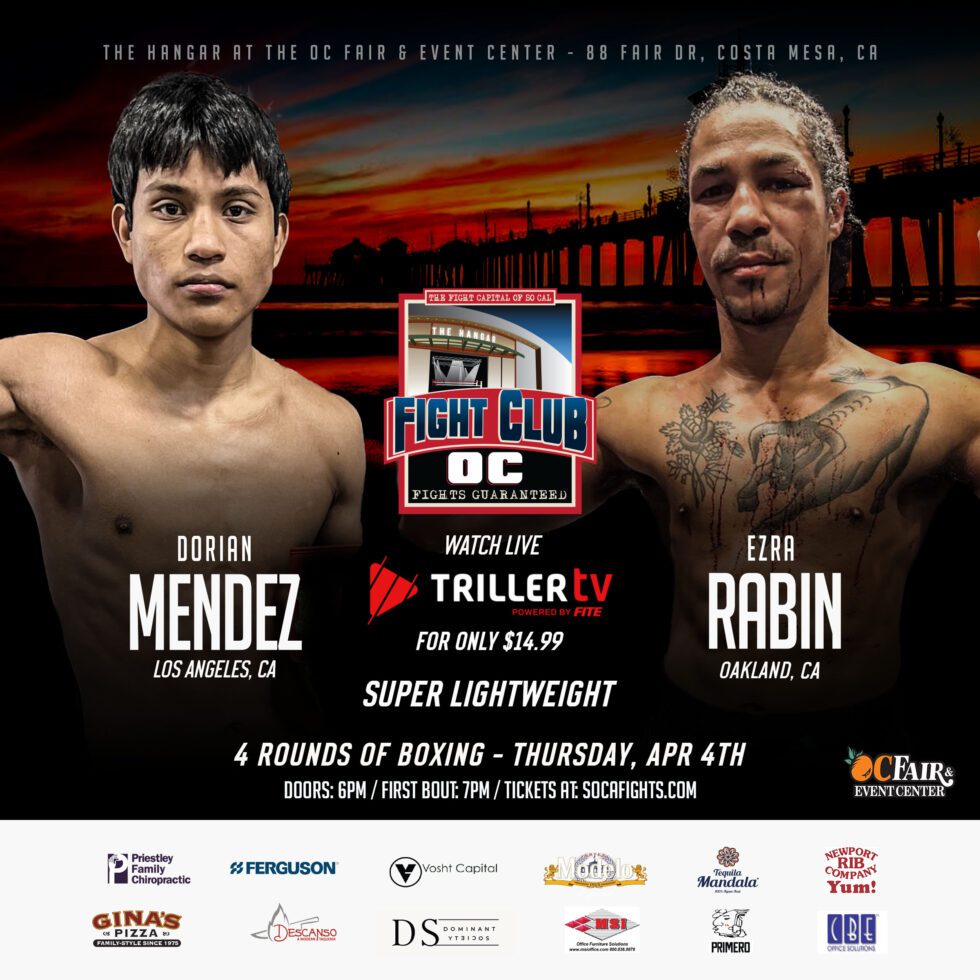 SocaFights | Six Bouts Set For Fight Club OC April 4th